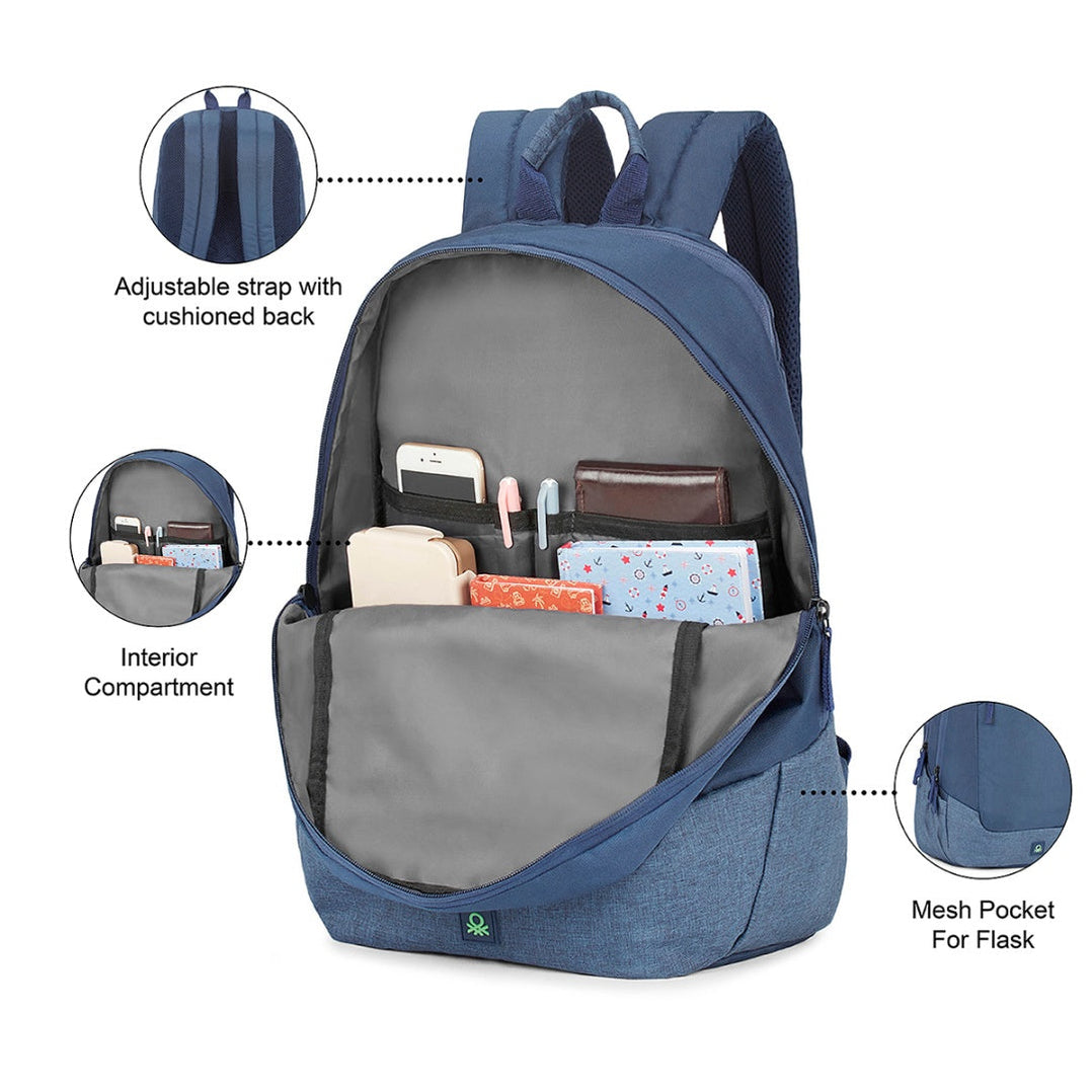 United Colors of Benetton Walter Laptop Backpack — BAGLINE