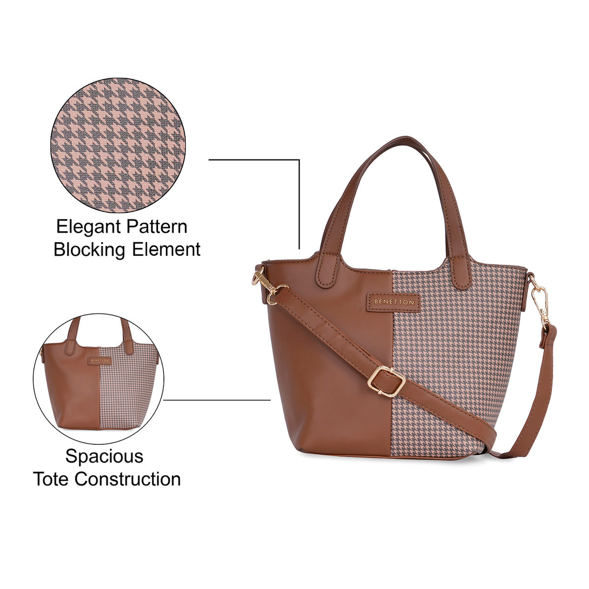 United Colors of Benetton Agnes Mini Women's Tote — BAGLINE