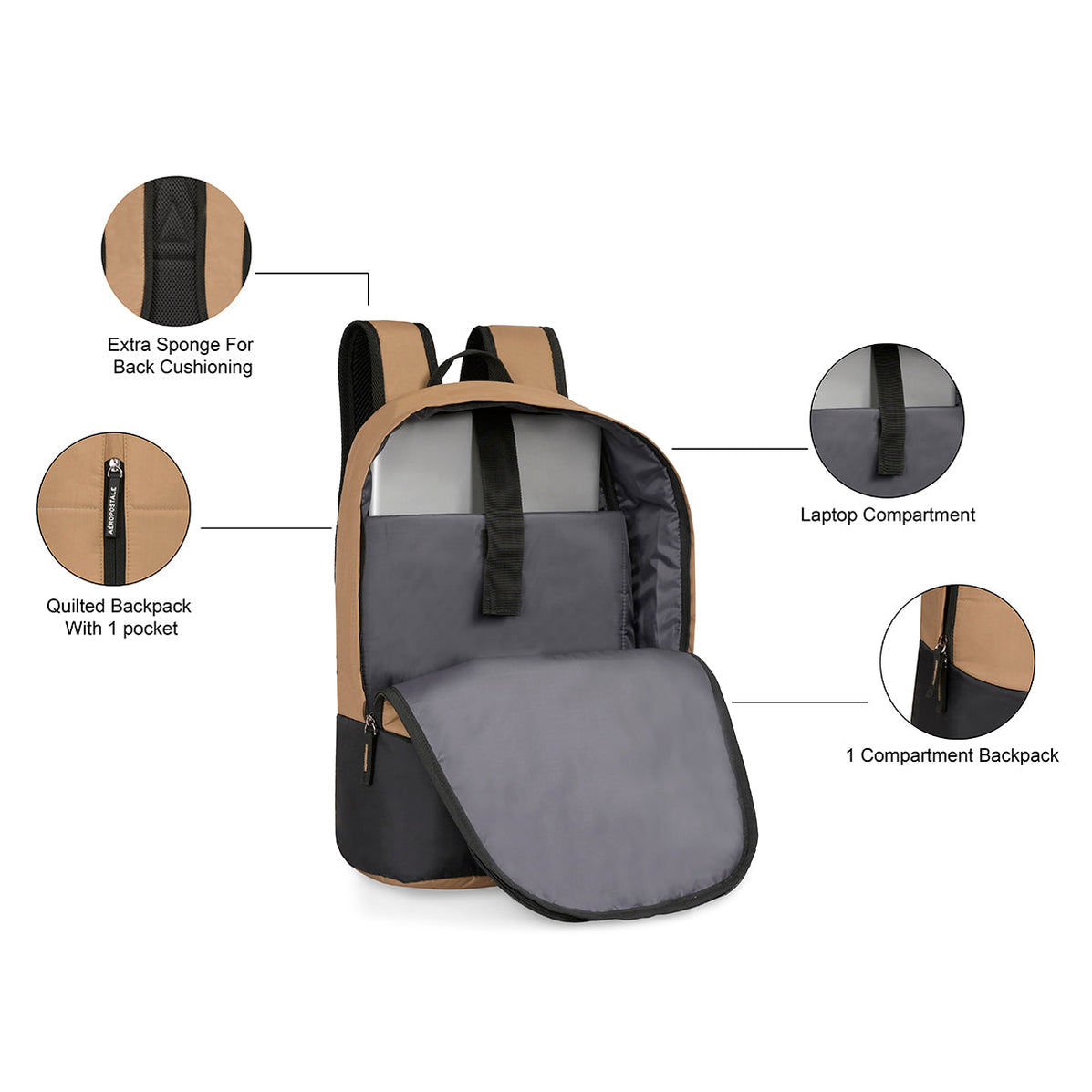 Aeropostale Knox Laptop Backpack — BAGLINE