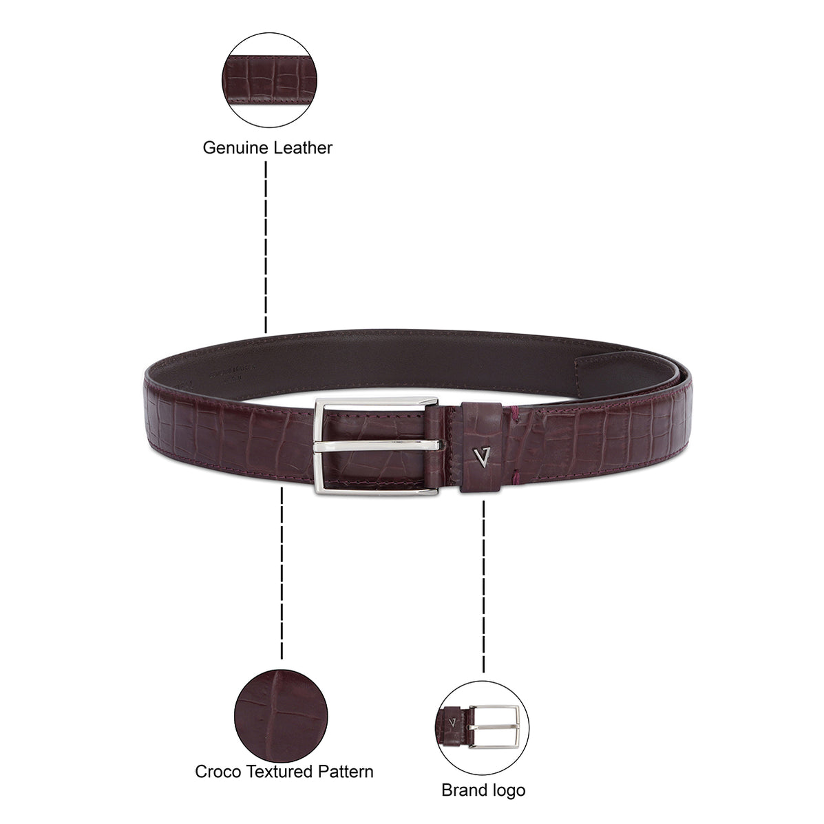 The Vertical Crete Men's Non Reversible Belt — BAGLINE