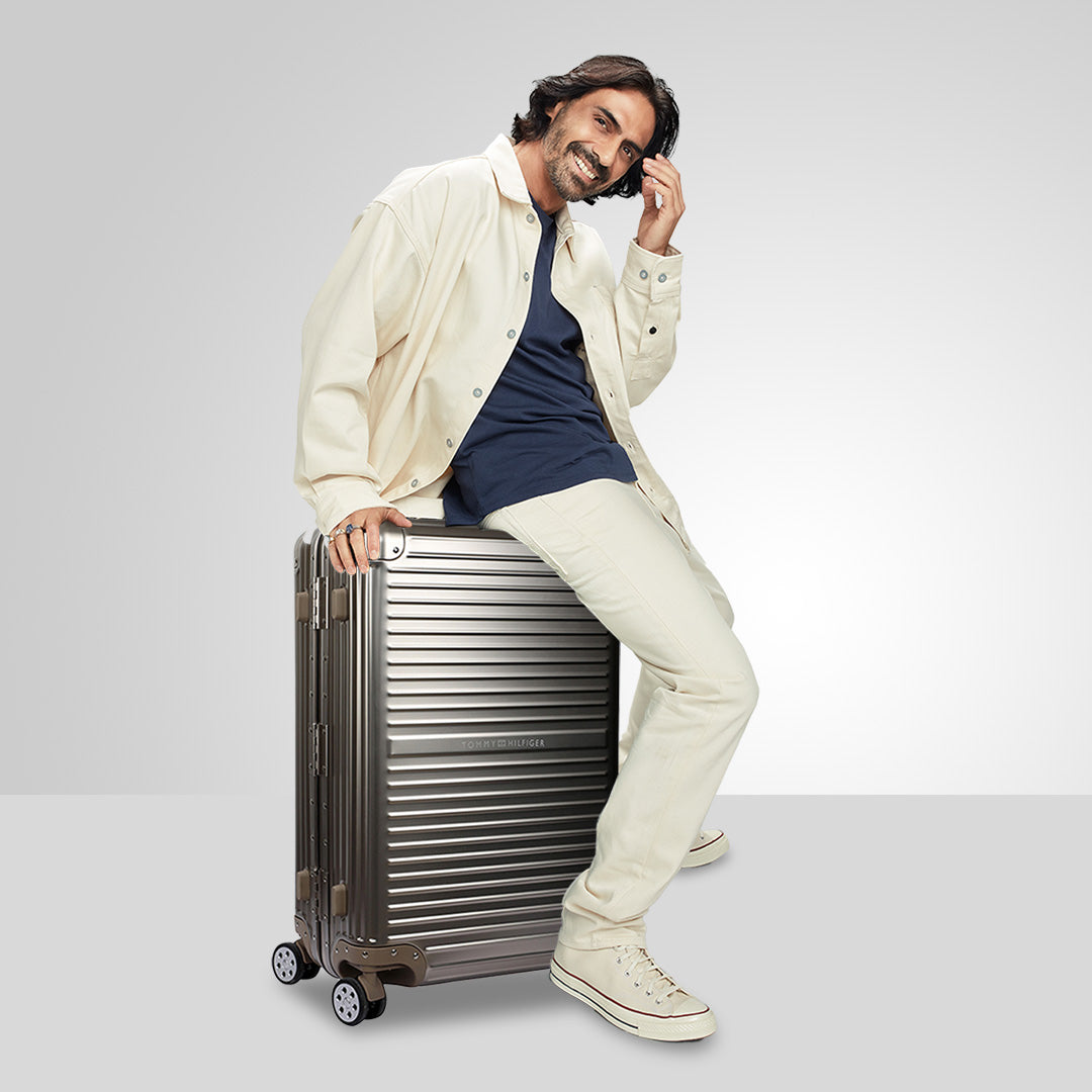 Tommy Hilfiger Titanium Series Aluminum Hard Luggage — BAGLINE