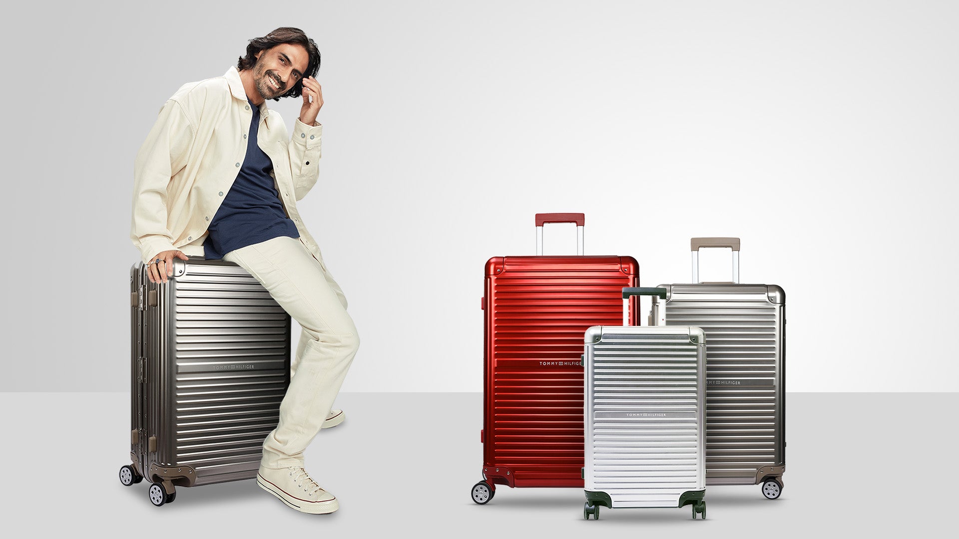 Tommy Hilfiger Titanium Series Aluminum Hard Luggage — BAGLINE